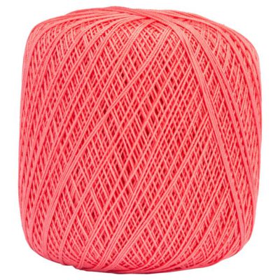 Aunt Lydia's Crochet Thread Size 10 Coral | Lyns Crafts