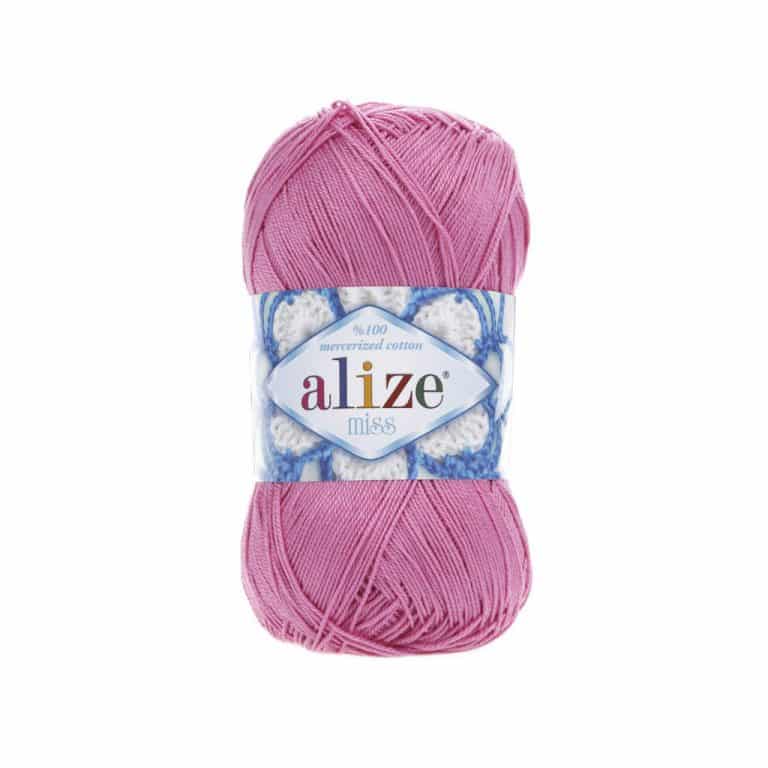 Alize MISS Crochet Thread Size 10 - Dark Pink | Lyns Crafts