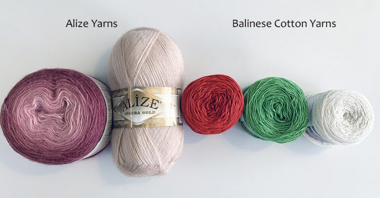 How big is that yarn or thread? We show you how big our yarns and ...