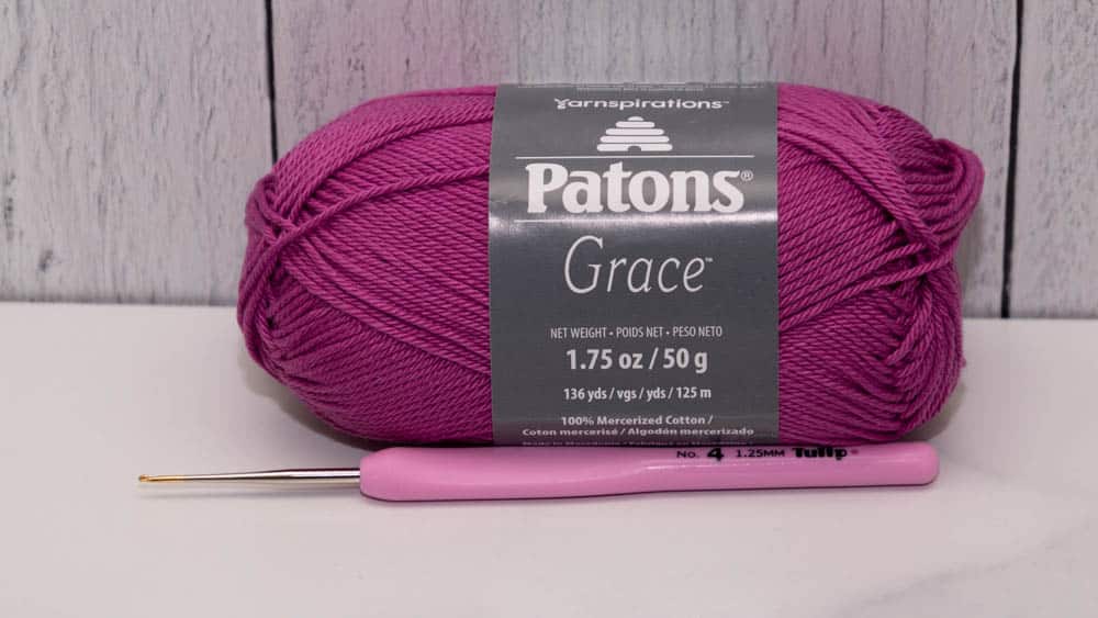 Patons Grace Yarn - Orchid | Lyns Crafts