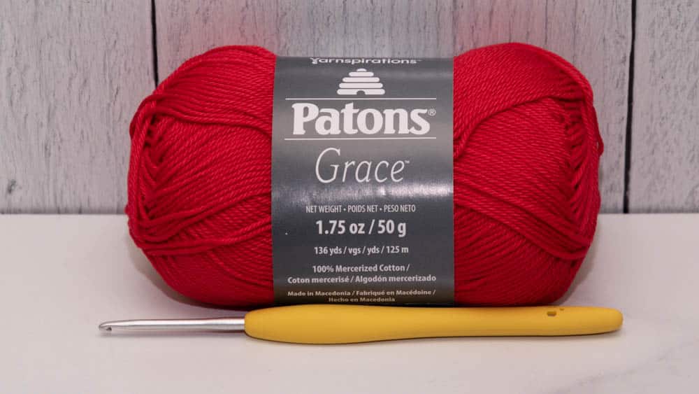 Patons Grace Yarn - Cardinal | Lyns Crafts