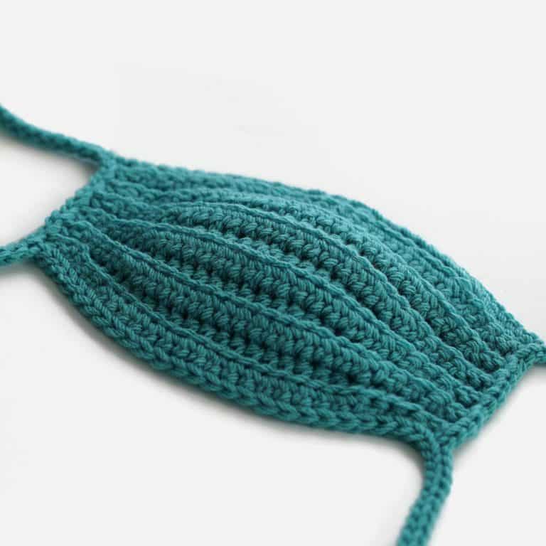 Red Heart Fabric Lined Adult Crochet Face Mask | Lyns Crafts